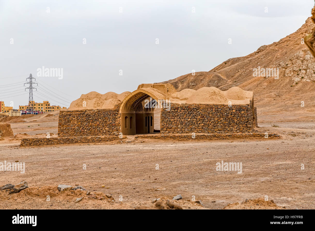 Tower of Silence building Stock Photo - Alamy