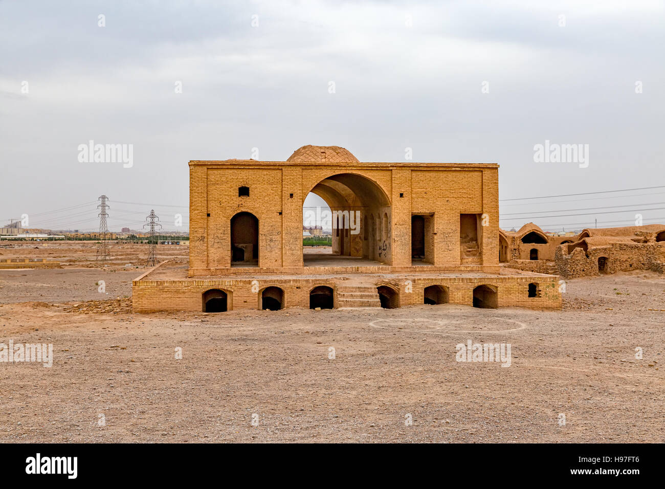 Tower of Silence building Stock Photo - Alamy
