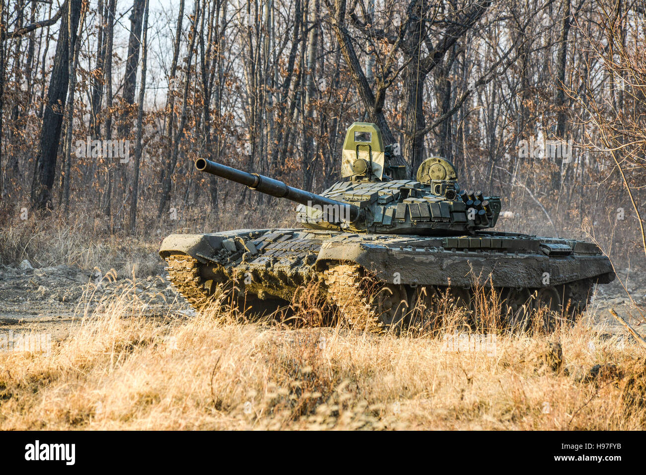 Russian tank T-72 Stock Photo - Alamy