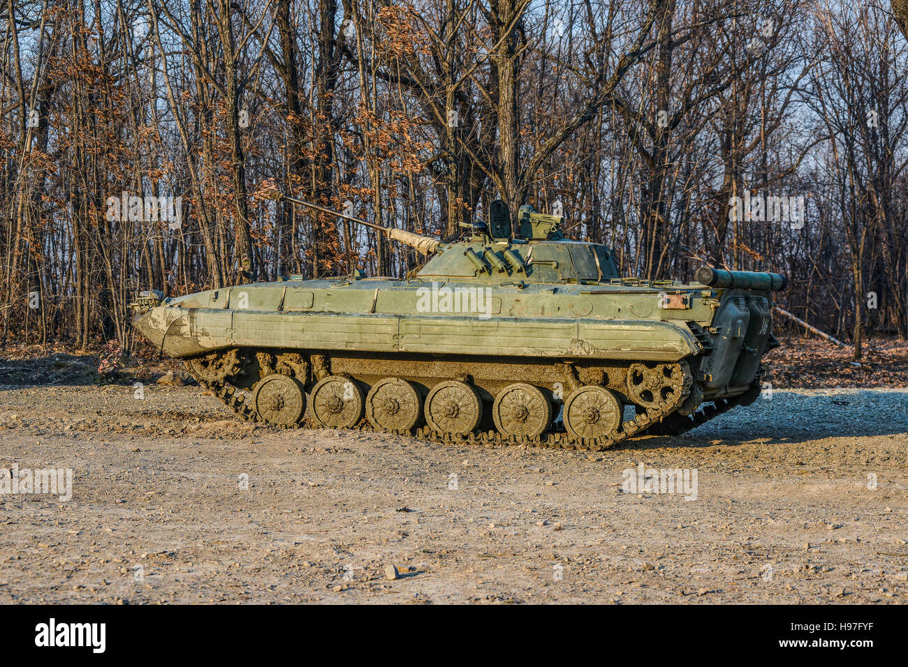 Russian infantry fighting vehicle BMP-2 Stock Photo - Alamy