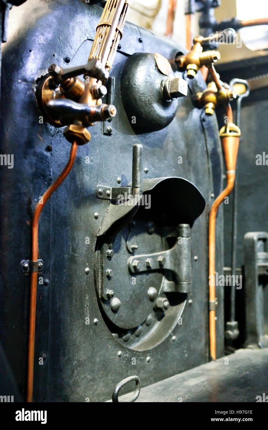 Steam locomotive boiler hi-res stock photography and images - Alamy