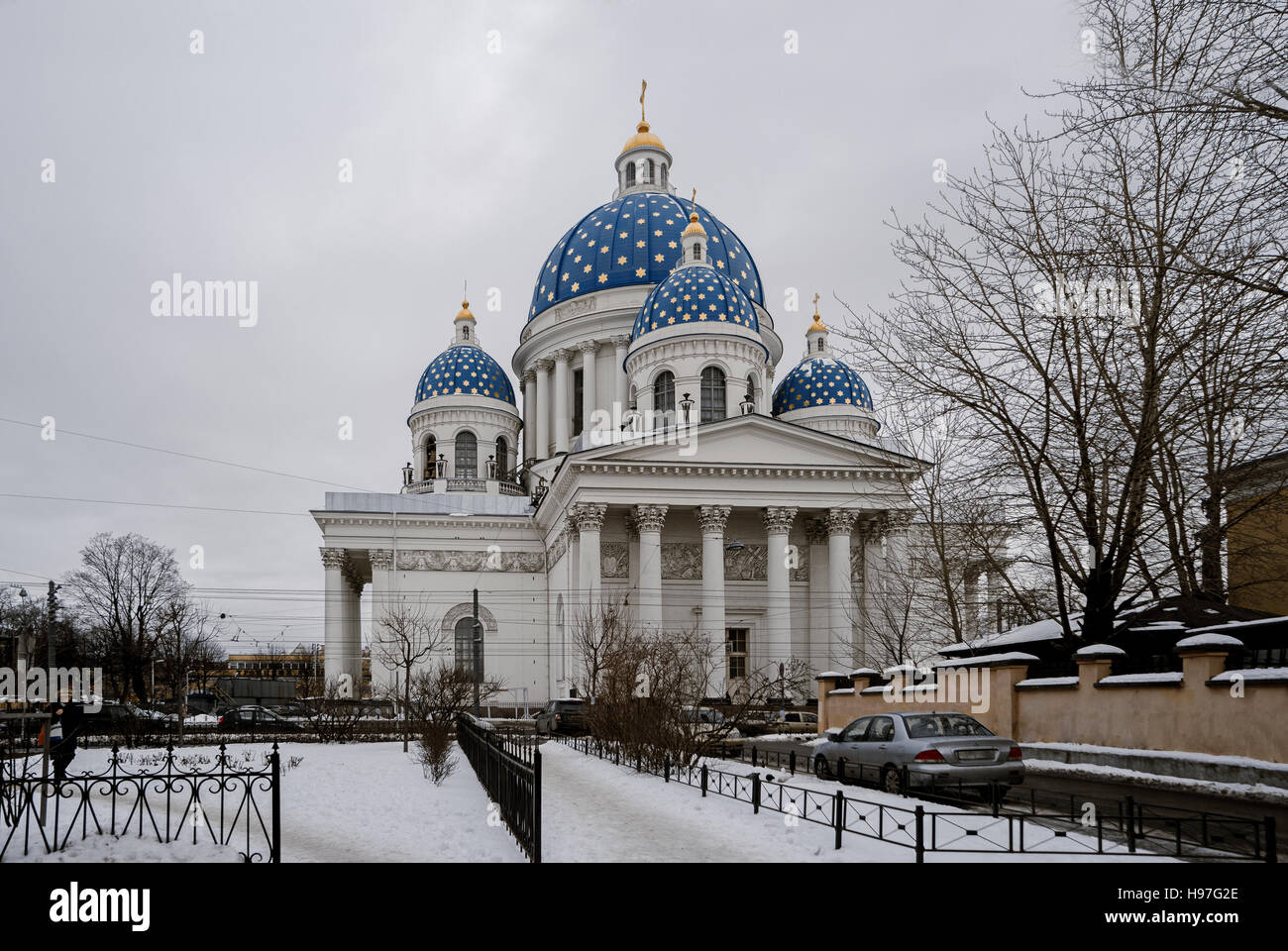 Holy trinity cathedral in Saint Petersburg Russia Stock Photo - Alamy