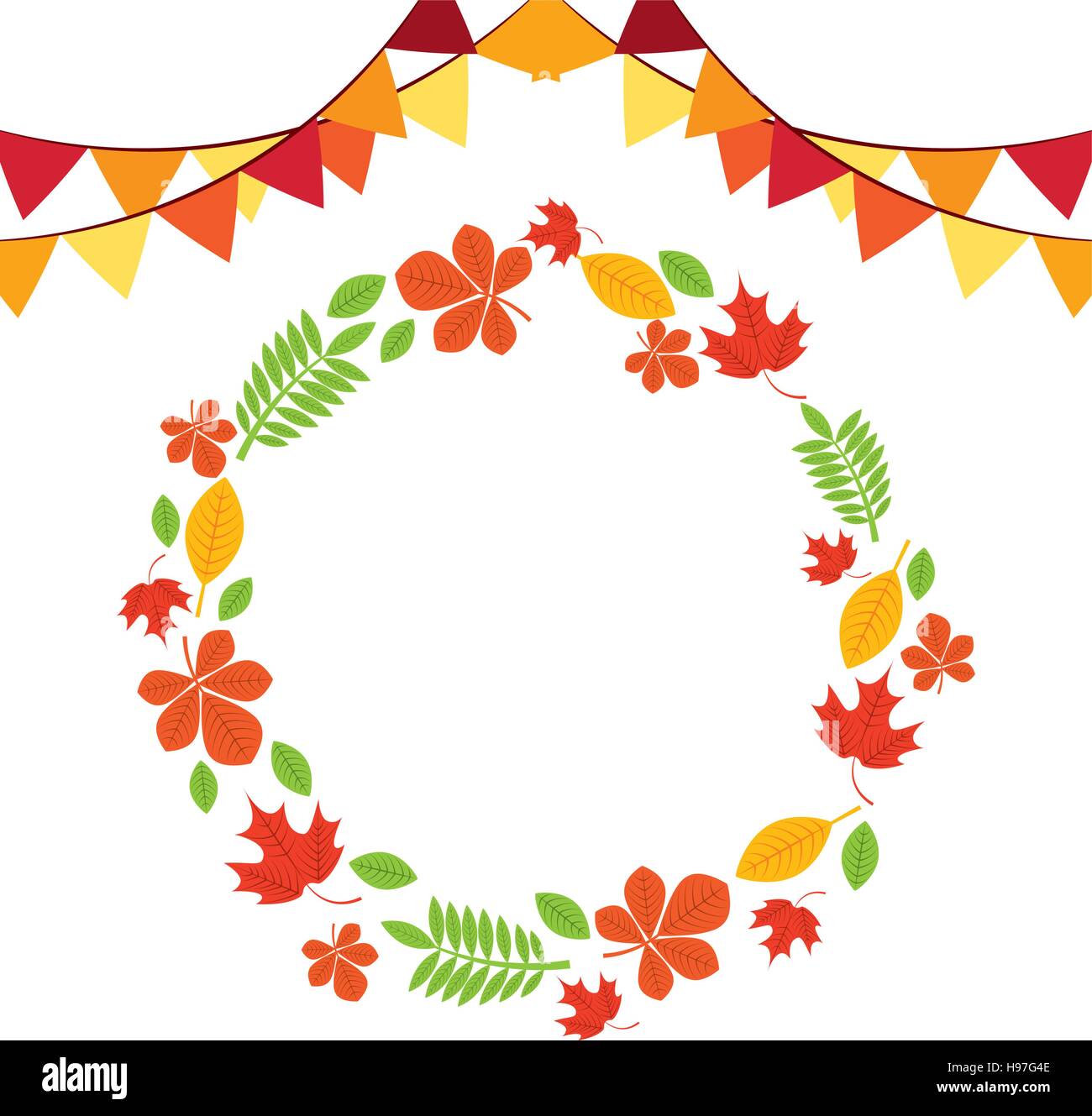 Fall pennants hi-res stock photography and images - Alamy