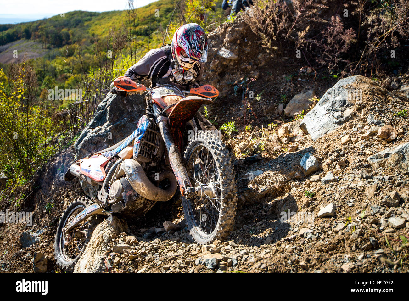 On the edge 2016 Hard Enduro Rally Stock Photo - Alamy