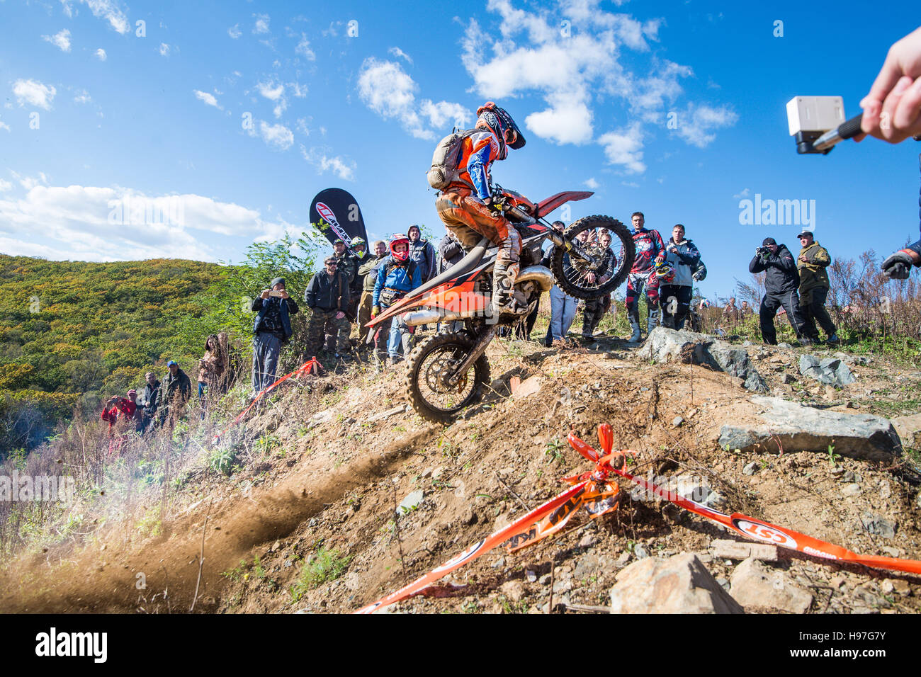 On the edge 2016 Hard Enduro Rally Stock Photo - Alamy