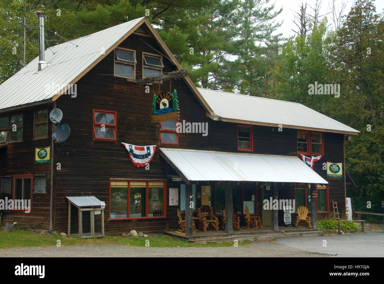 Paradox General Store, Adirondack Park, New York Stock Photo - Alamy