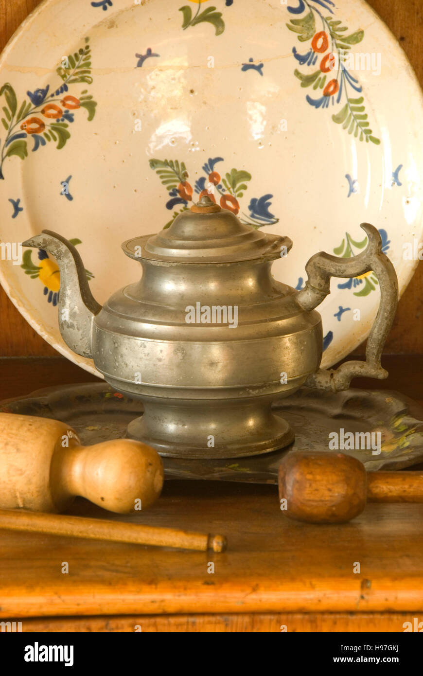 John Brown Farmhouse teapot, John Brown Farm State Historic Site ...