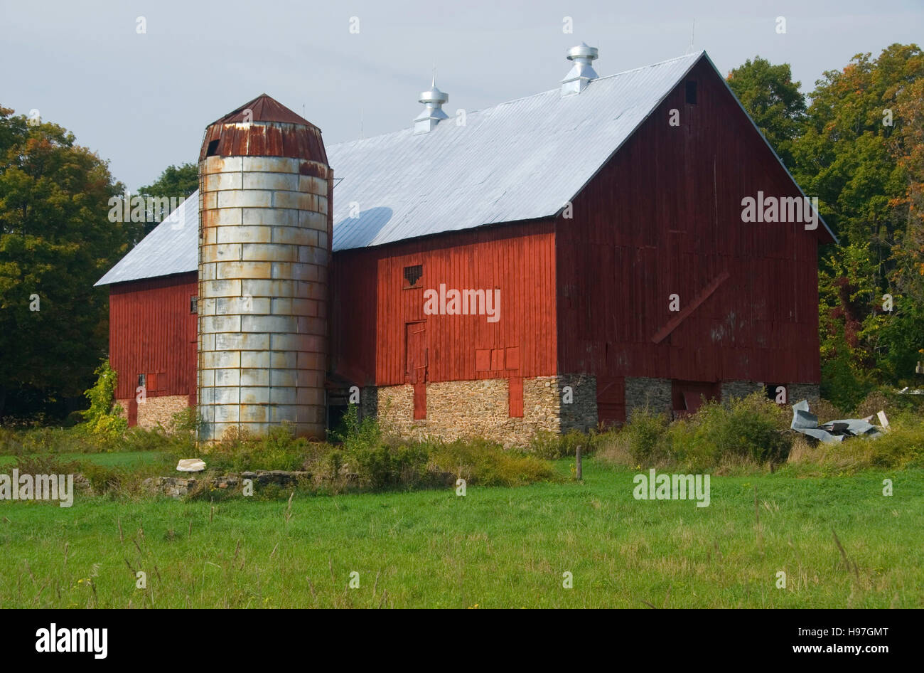Barn, Oneida County, New York Stock Photo - Alamy