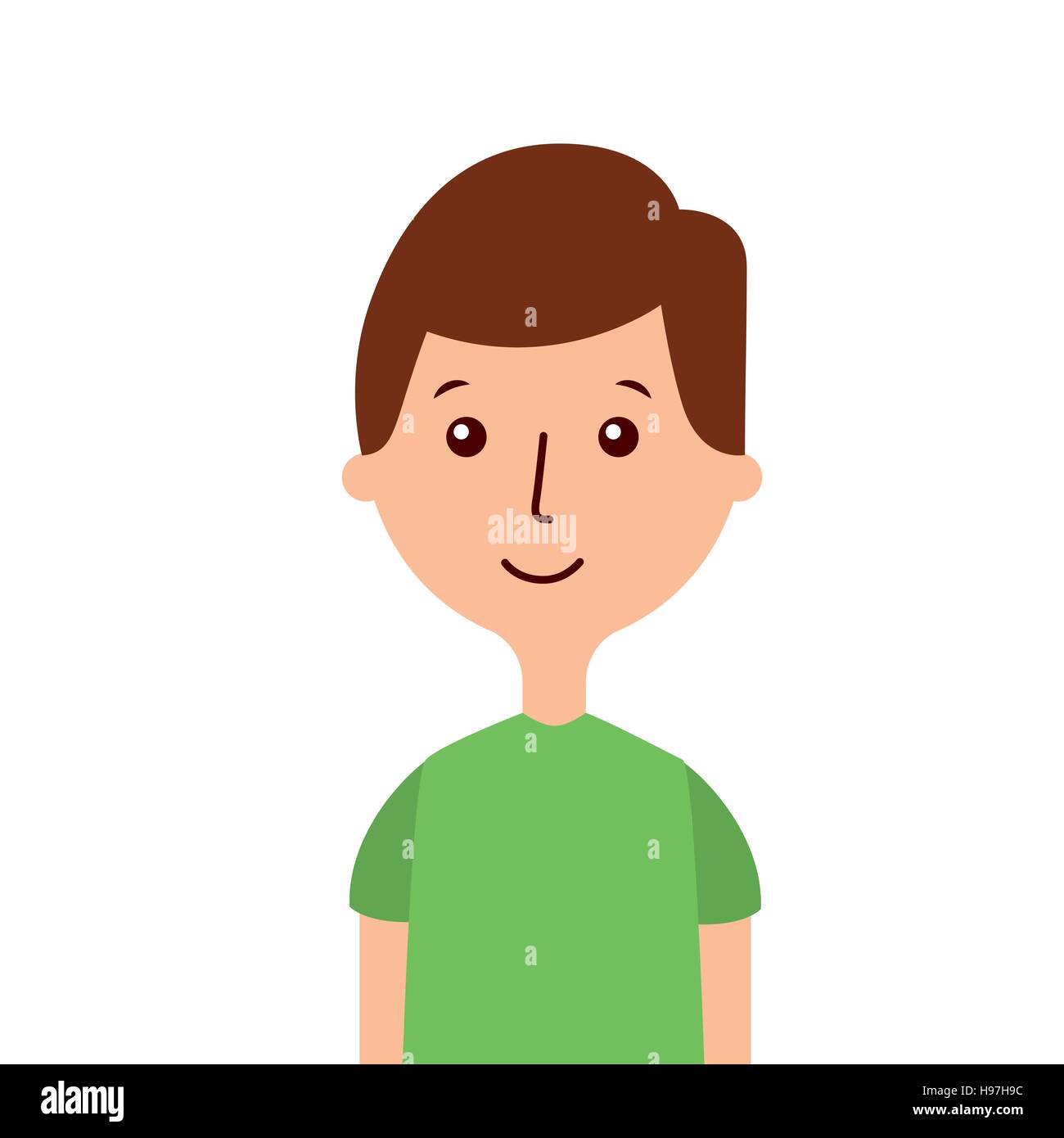 cartoon man person over white background. colorful design. vector ...