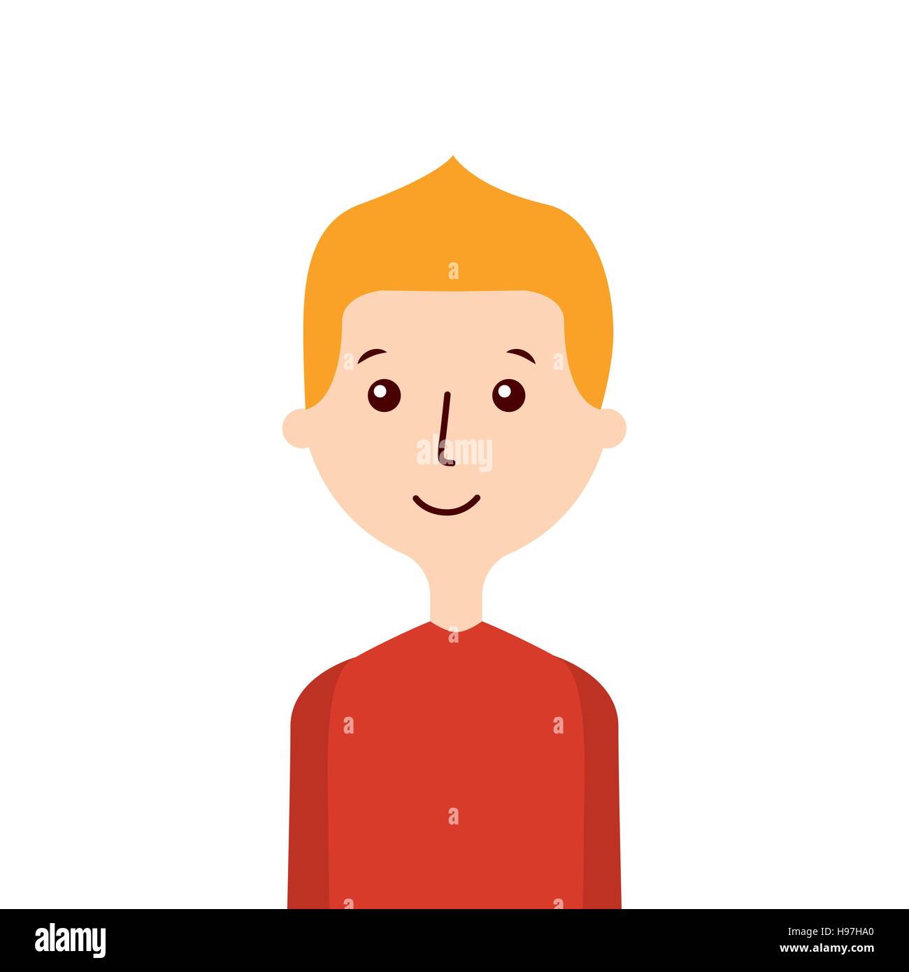 cartoon man person over white background. colorful design. vector ...