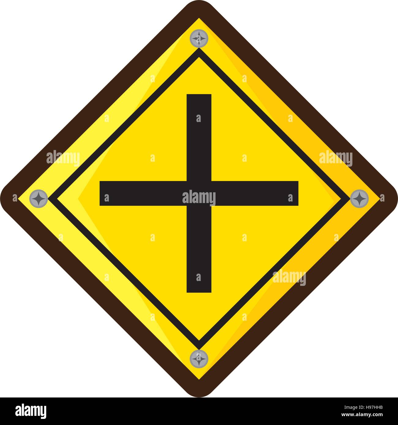 intersection road traffic signal Stock Vector Image & Art - Alamy