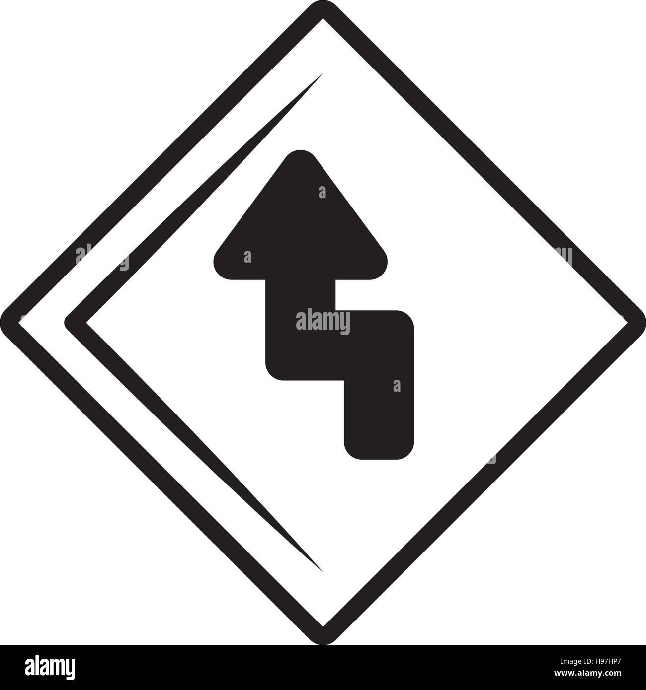 arrows guide traffic signal Stock Vector Image & Art - Alamy