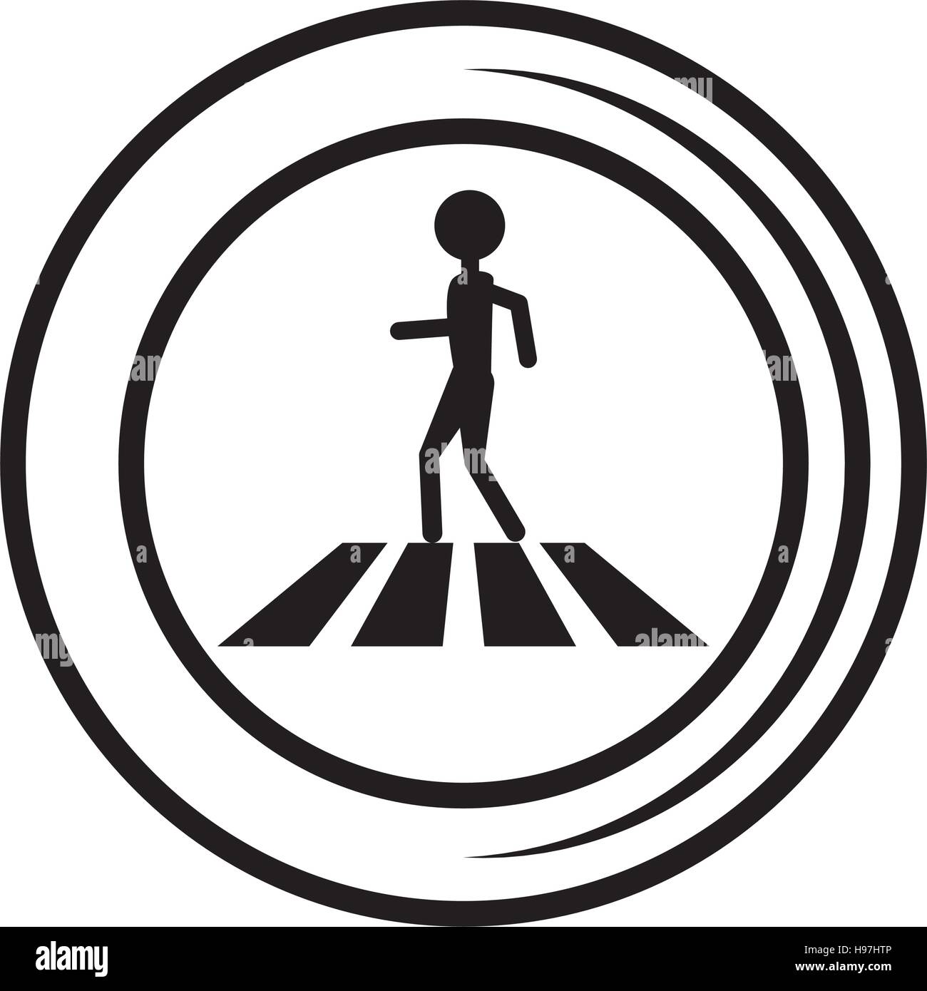 Pedestrians on the road Stock Vector Image & Art - Alamy