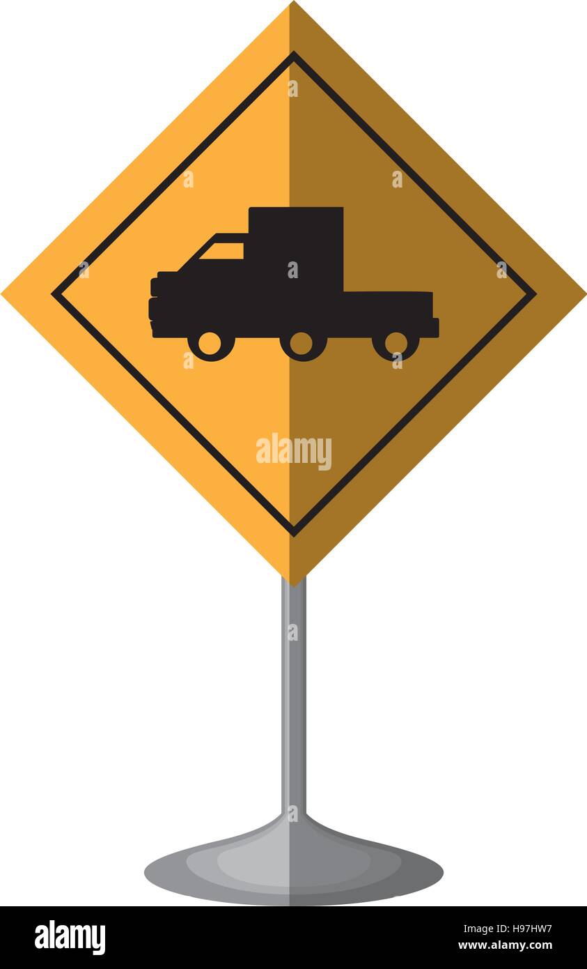 truck zone traffic signal Stock Vector Image & Art - Alamy
