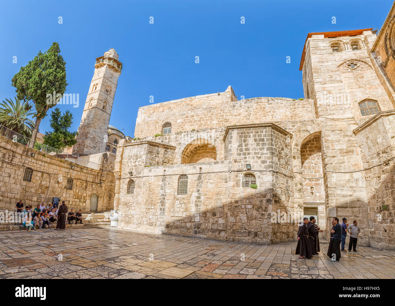 Church of the Holy Sepulchre - Atrium Stock Photo - Alamy
