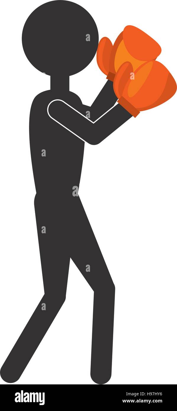 professional boxer avatar isolated icon Stock Vector Image & Art - Alamy