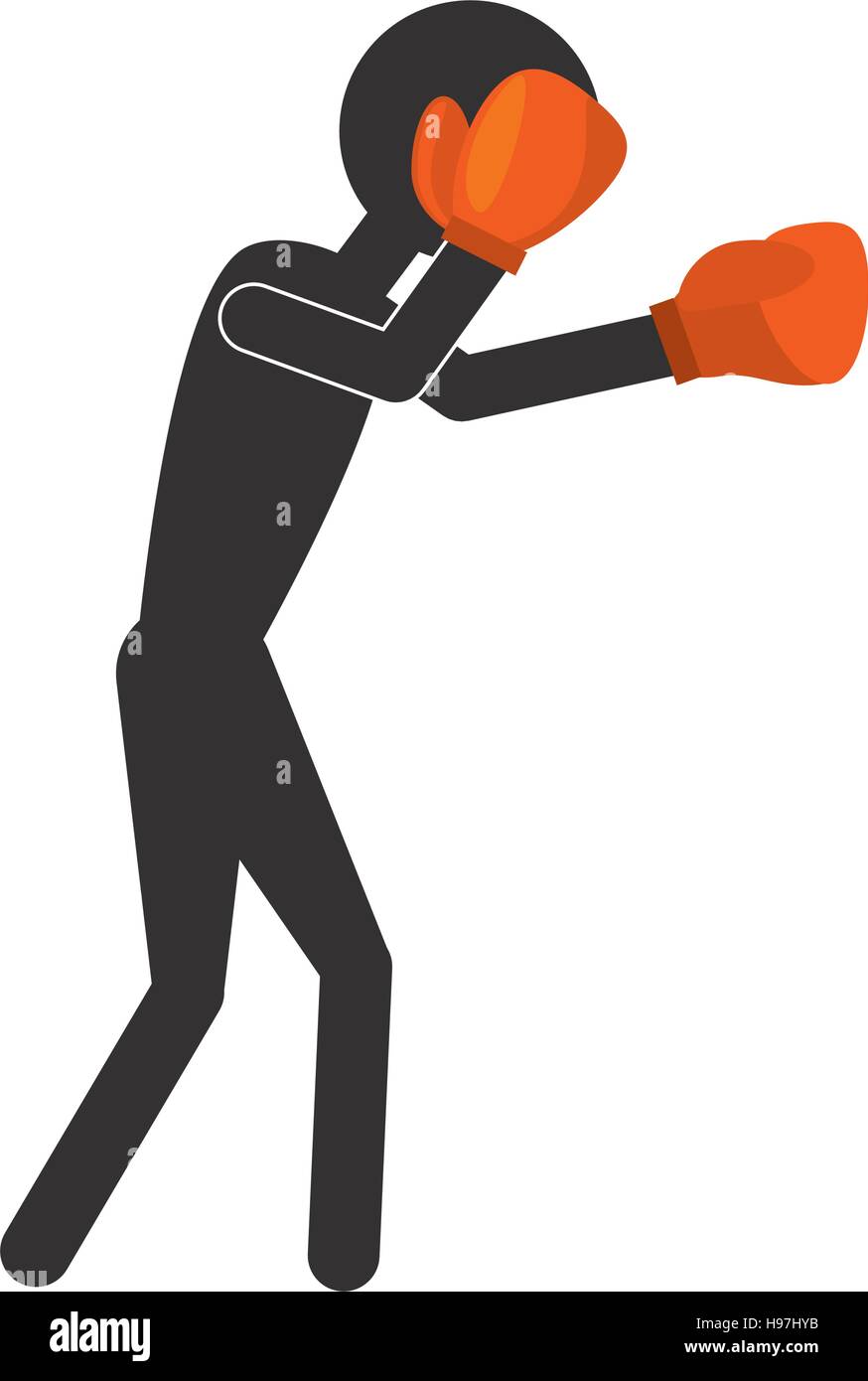 professional boxer avatar isolated icon Stock Vector Image & Art - Alamy