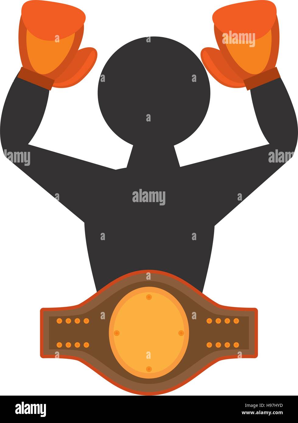 professional boxer avatar isolated icon Stock Vector Image & Art - Alamy