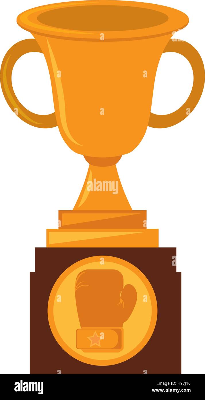boxing award gold isolated icon Stock Vector Image & Art - Alamy