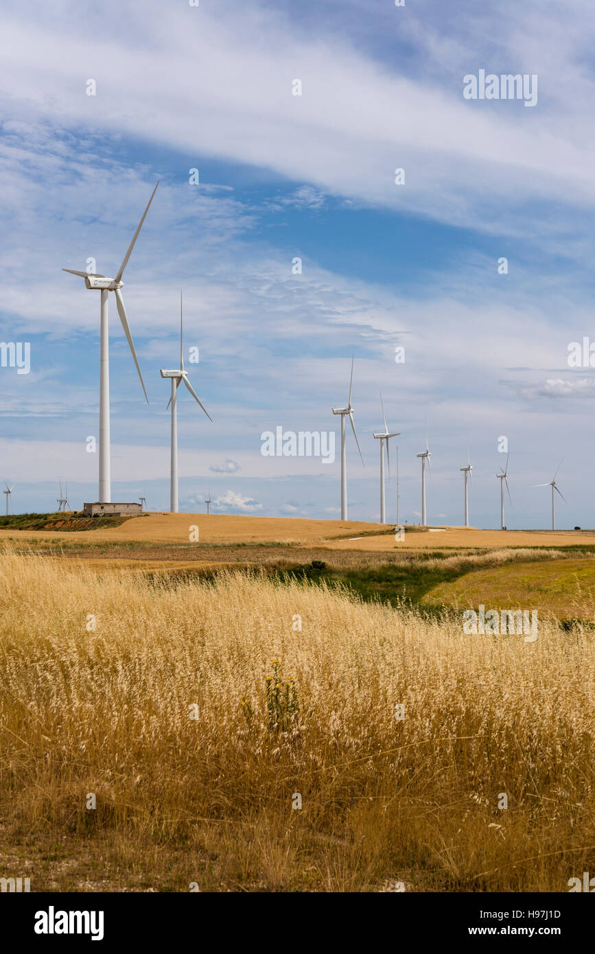 Spain wind energy landscape hi-res stock photography and images - Alamy