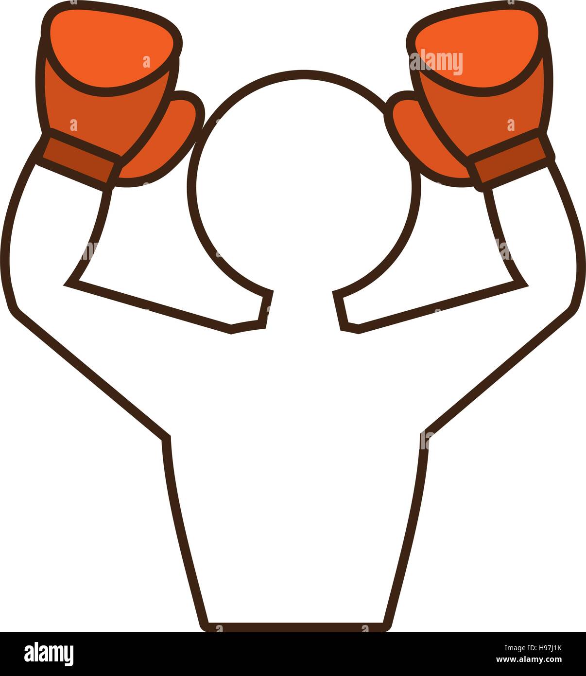 professional boxer avatar isolated icon Stock Vector Image & Art - Alamy