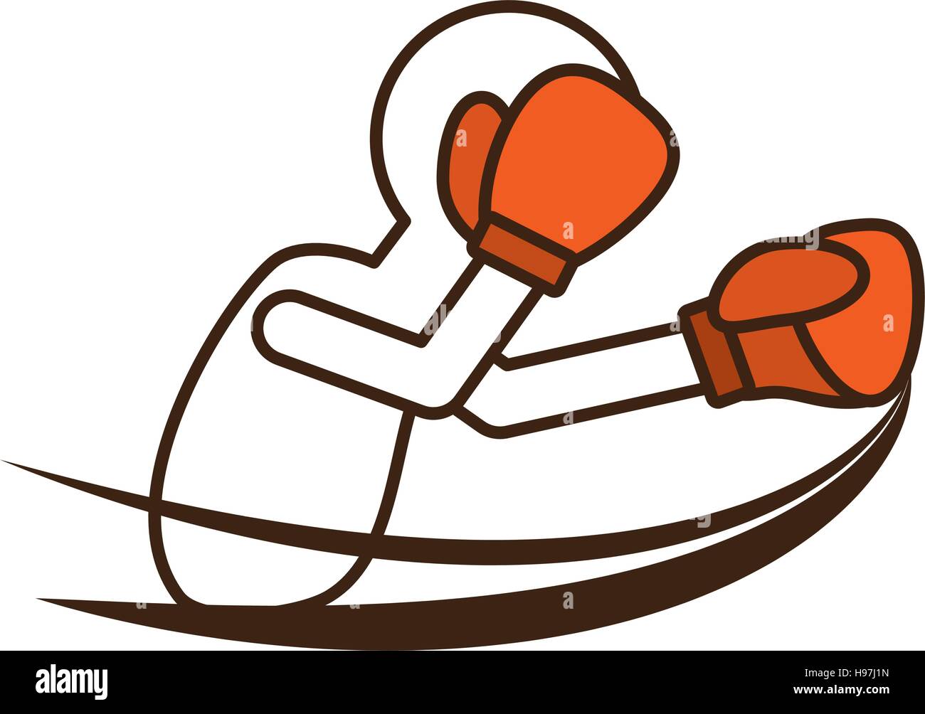 professional boxer avatar isolated icon Stock Vector Image & Art - Alamy