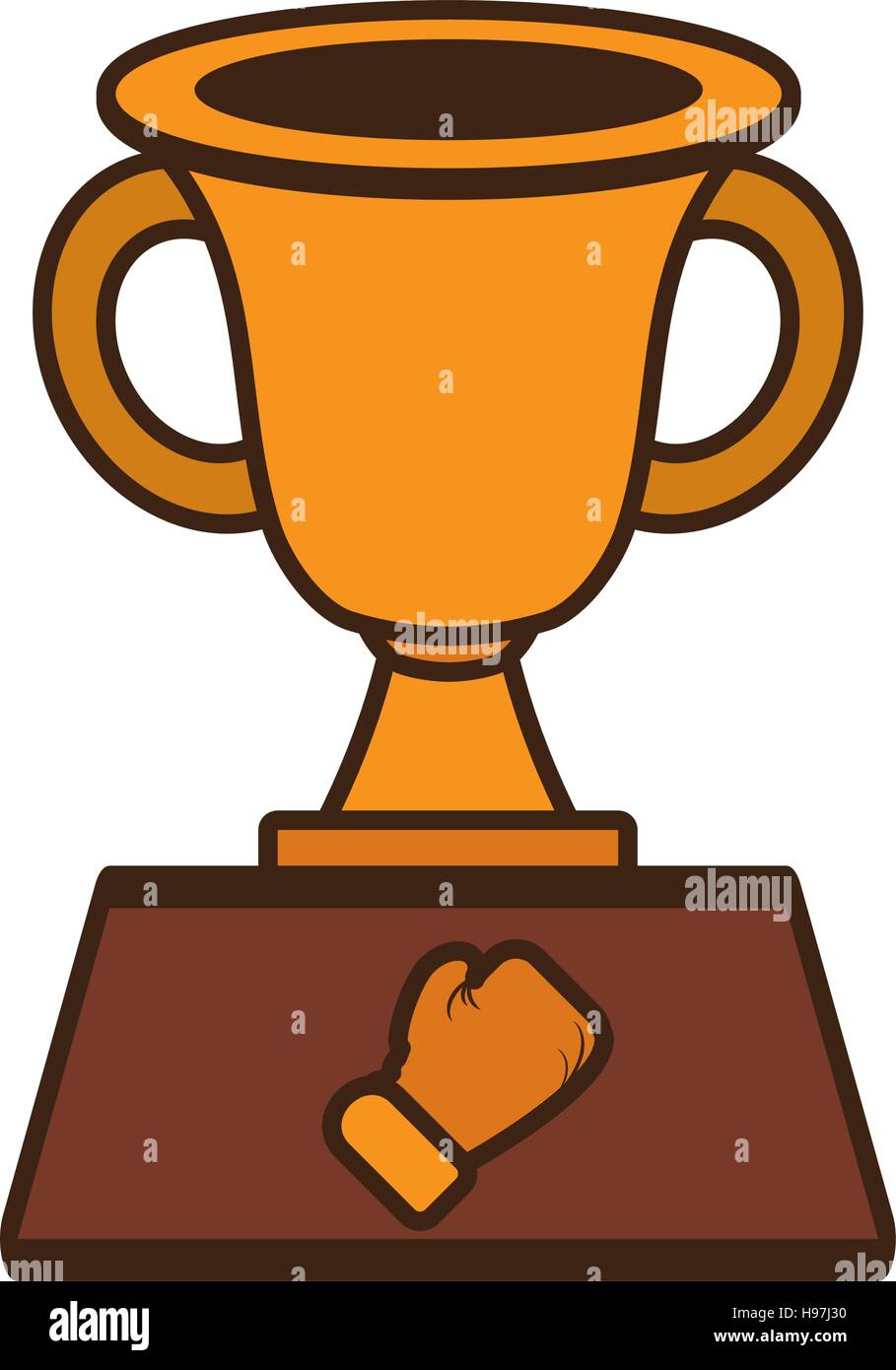 boxing award gold isolated icon Stock Vector Image & Art - Alamy