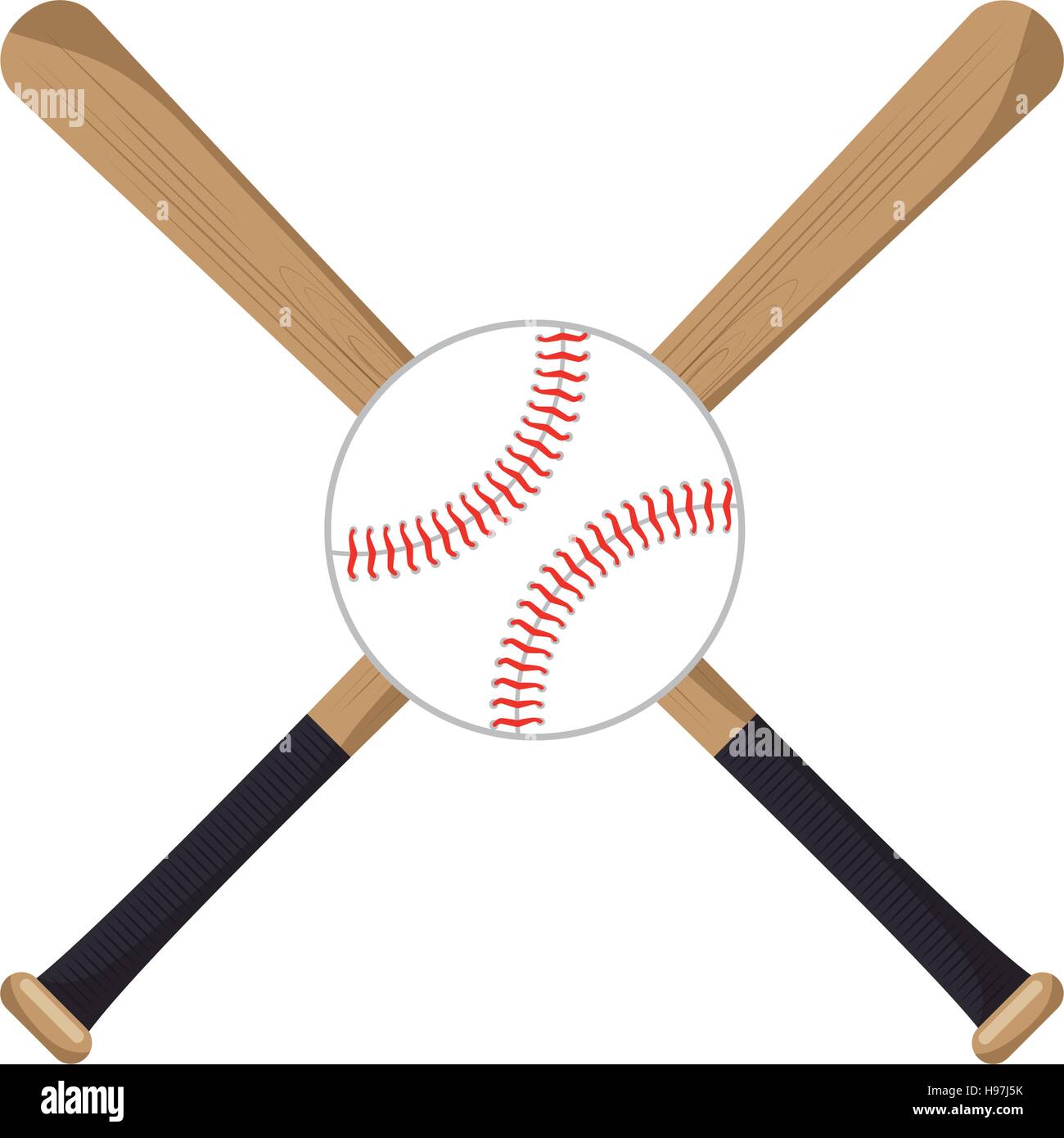 Crossed bats hi-res stock photography and images - Alamy