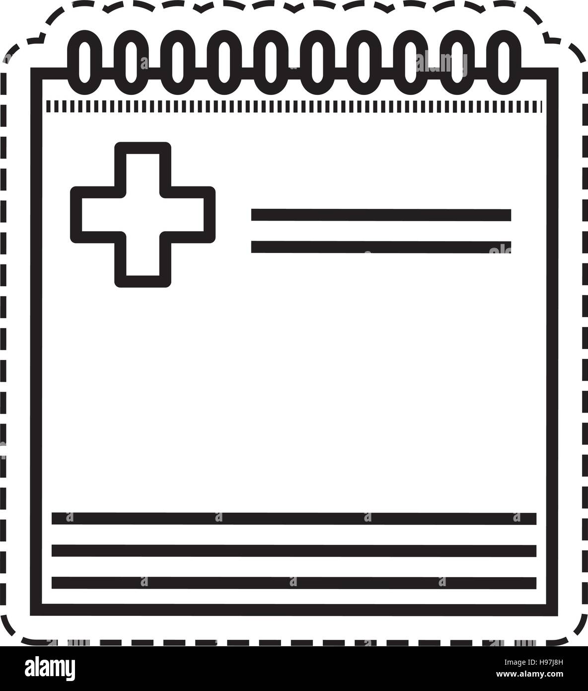 medical report history Stock Vector Image & Art - Alamy