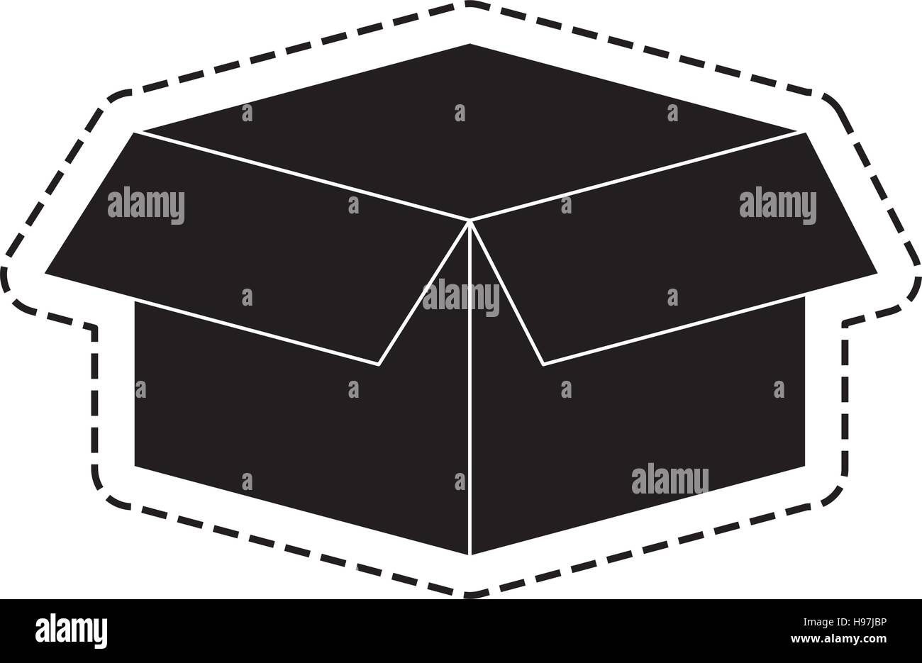 Delivery box package Stock Vector Image & Art - Alamy