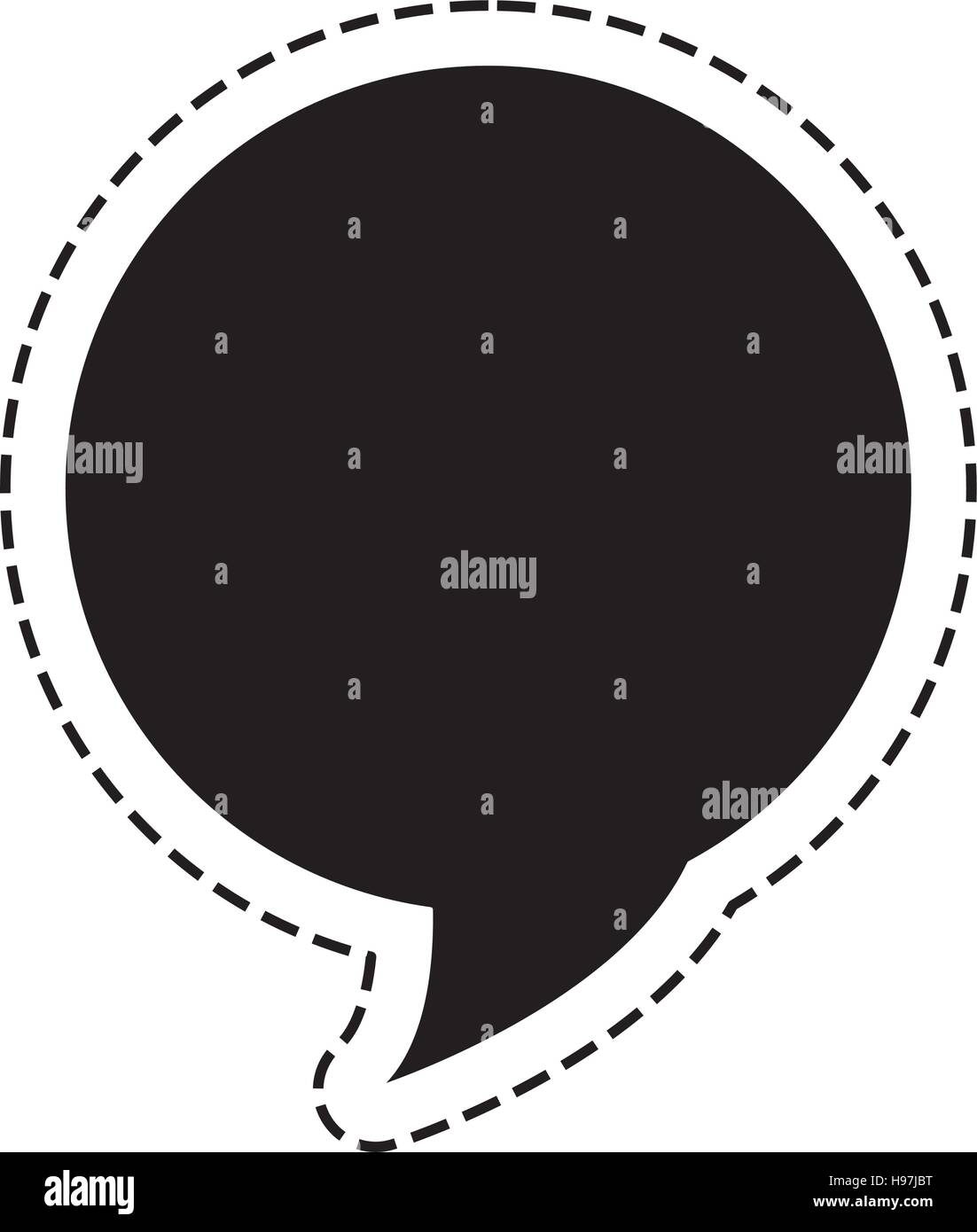 chat bubble symbol Stock Vector Image & Art - Alamy