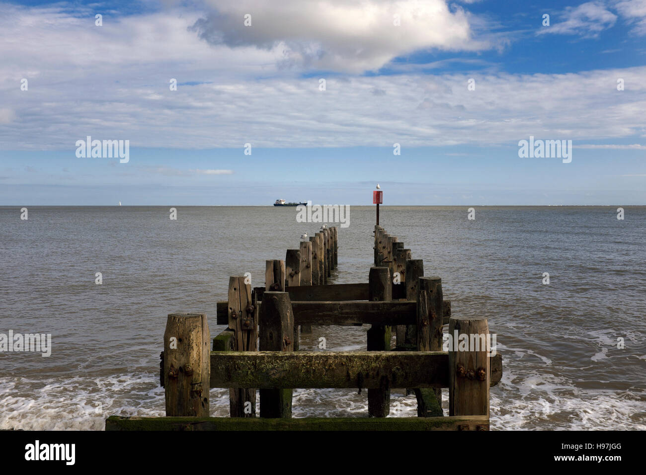 Fishing boat off the Suffolk coast, England, UK Stock Photo - Alamy