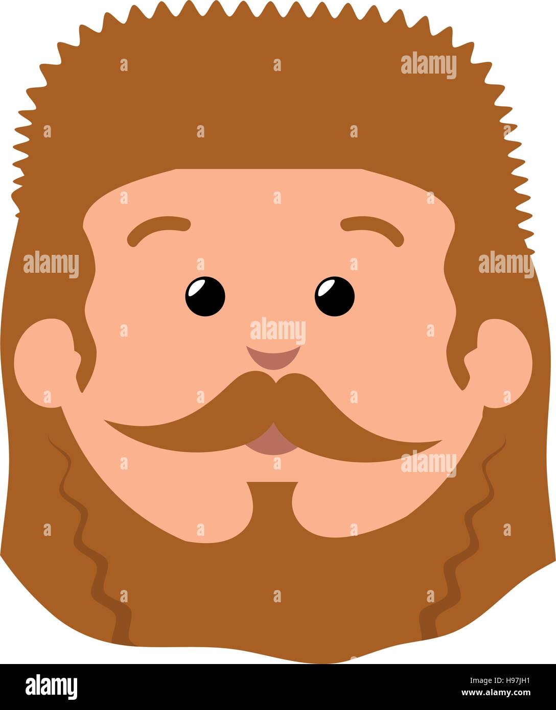Shepherds face manger character vector illustration design Stock Vector ...