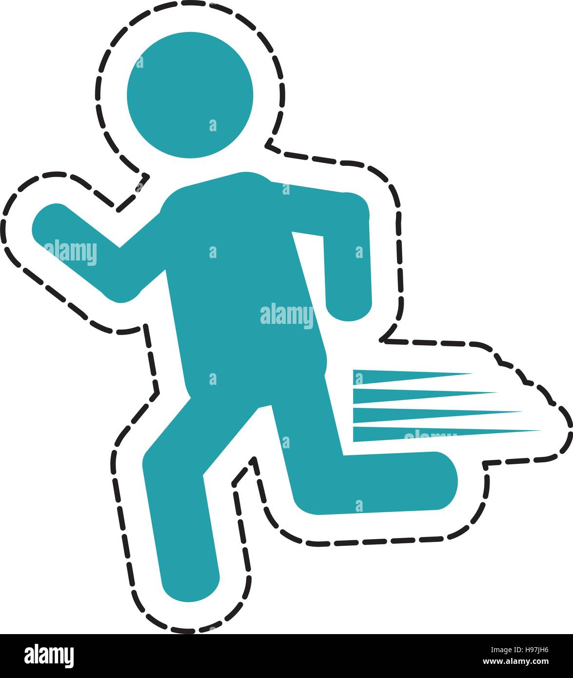 man running pictogram Stock Vector Image & Art - Alamy