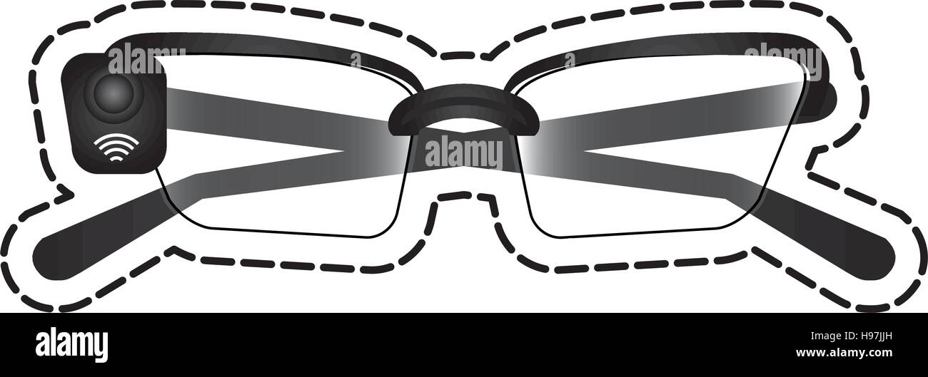 smart glasses technology Stock Vector Image & Art - Alamy