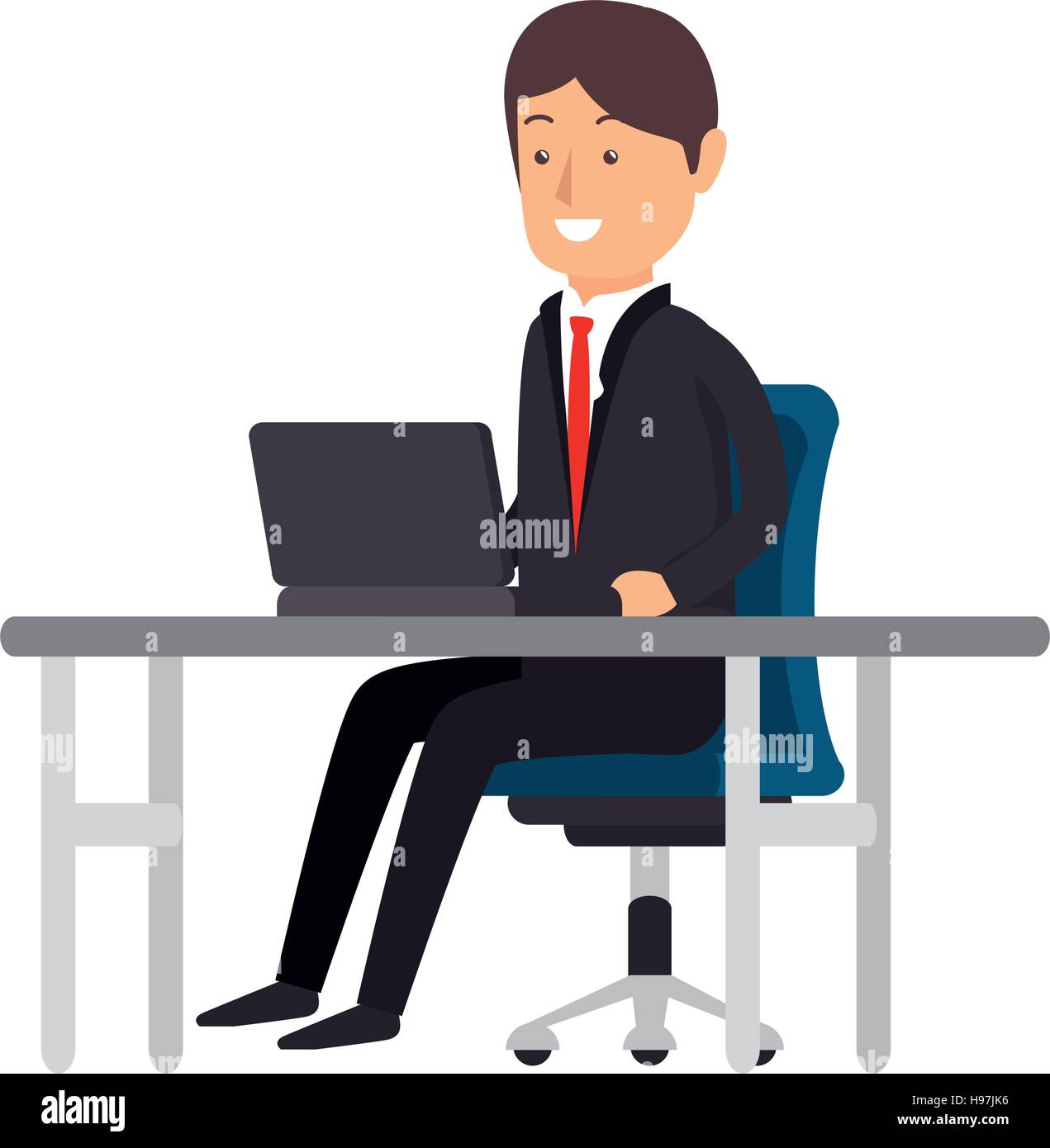 avatar person working icon vector illustration design Stock Vector ...