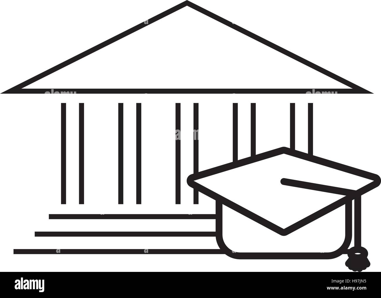 University building symbol Stock Vector Image & Art - Alamy