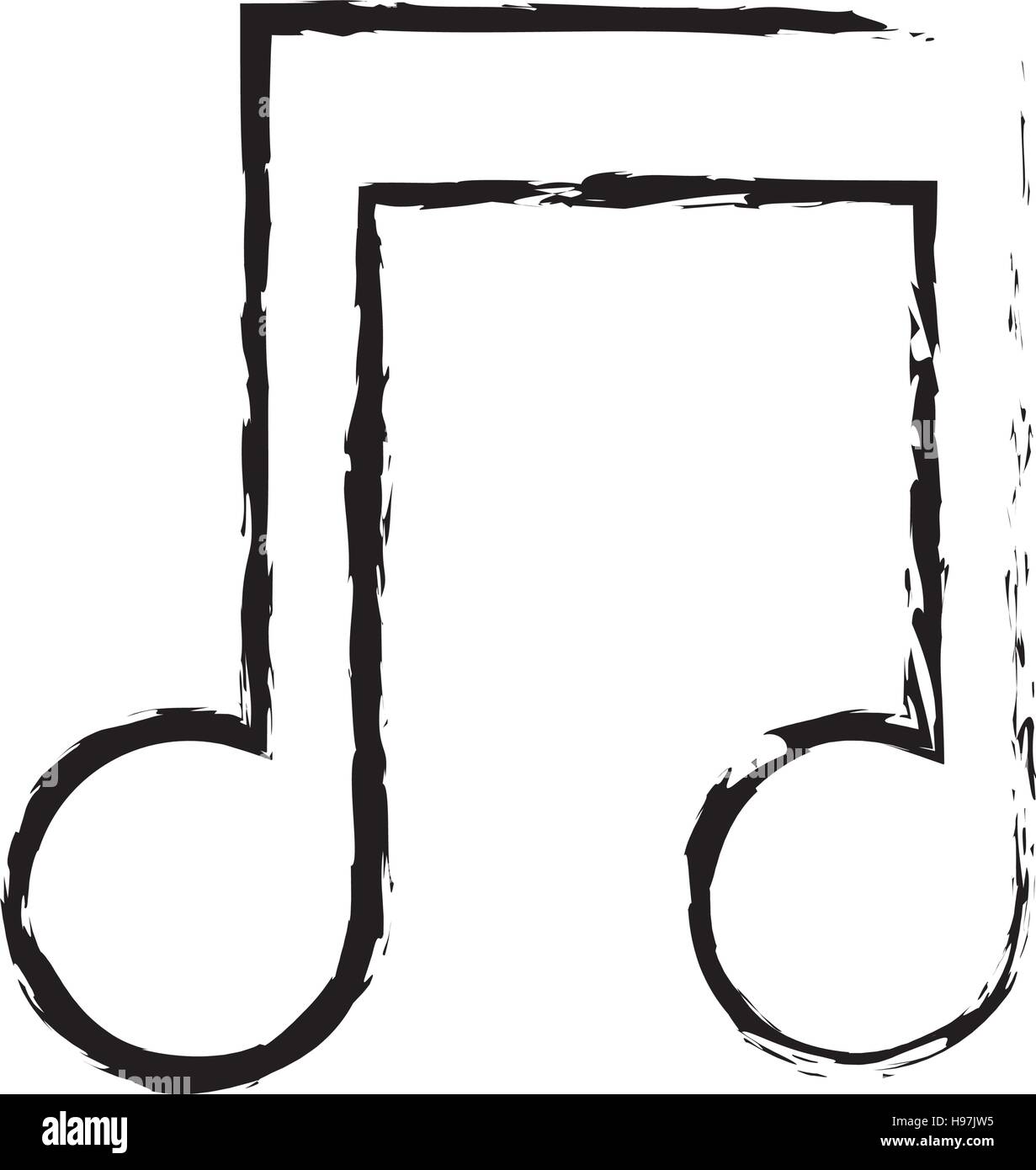 Music note doodle Stock Vector Image & Art - Alamy