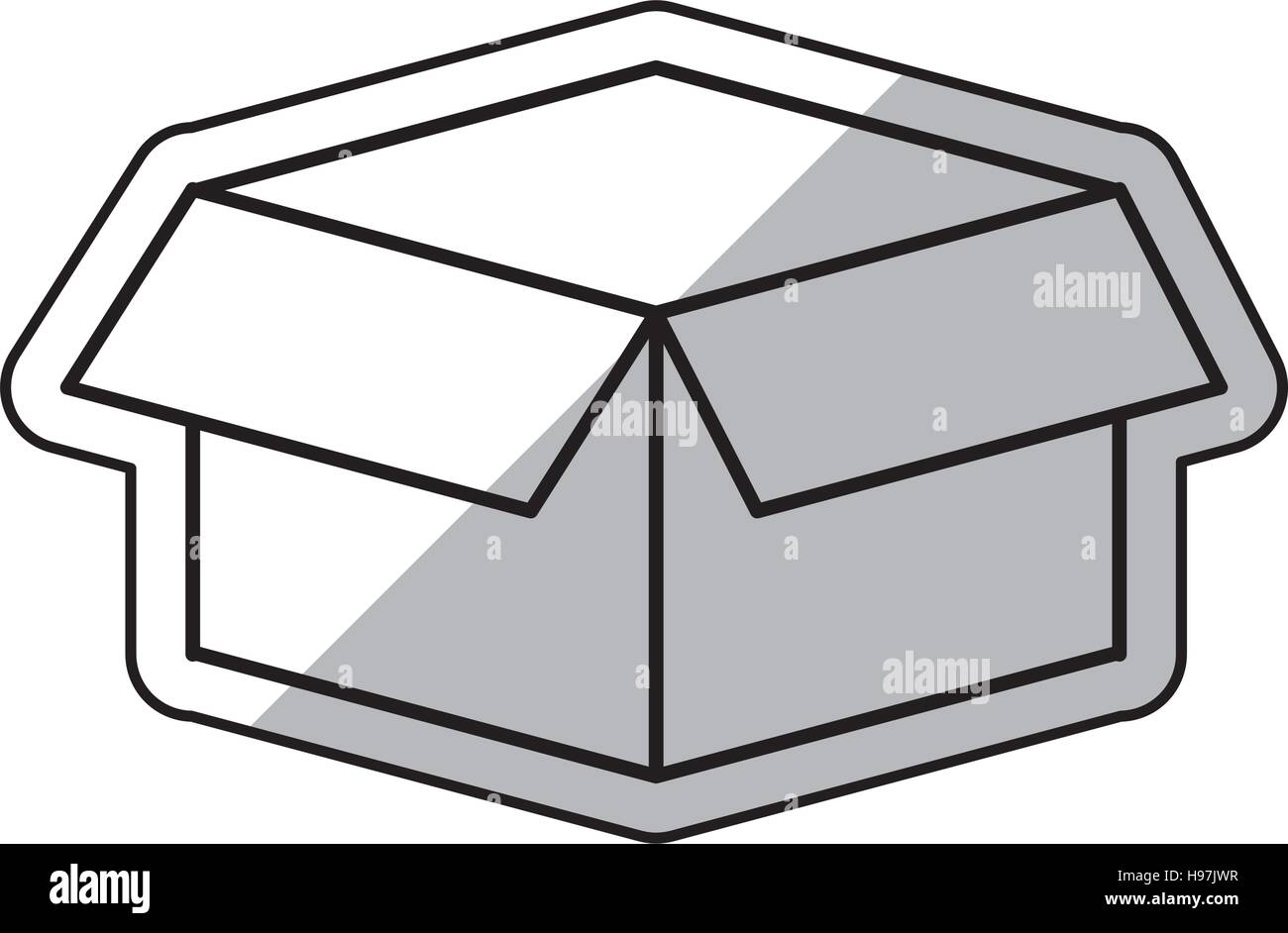 Delivery box package Stock Vector Image & Art - Alamy