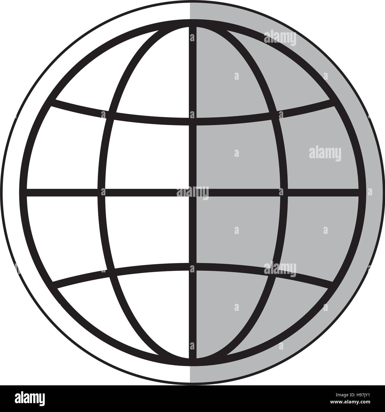 global sphere symbol Stock Vector Image & Art - Alamy