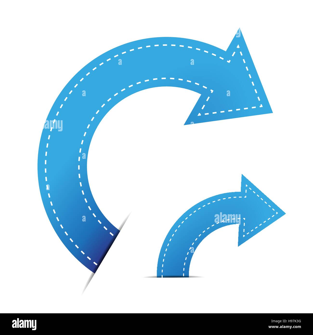 Blue arrows vector Stock Vector Image & Art - Alamy