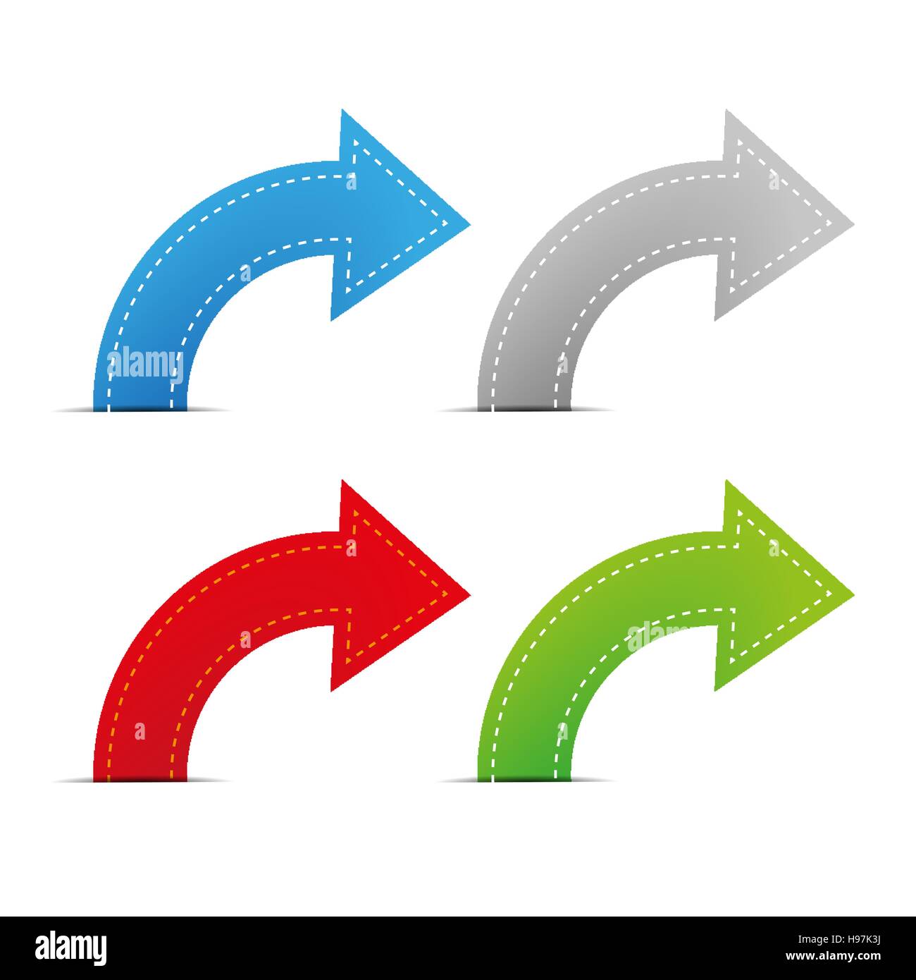 Red arrows pattern Stock Vector Images - Alamy