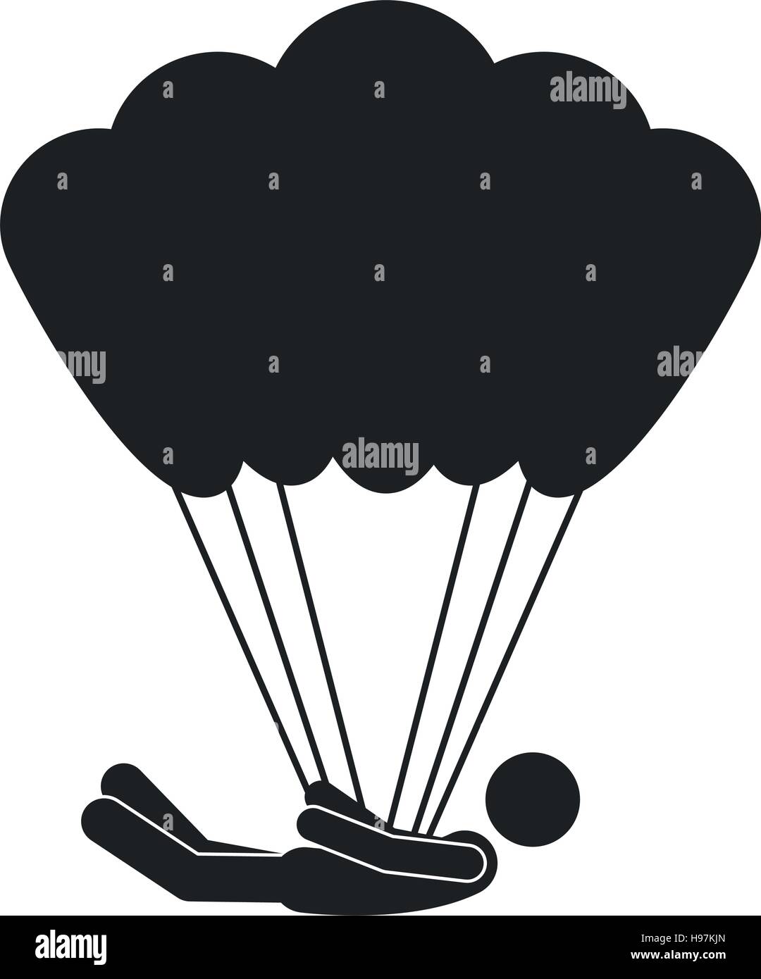 Parachute Vector Vectors Stock Photos & Parachute Vector Vectors Stock ...