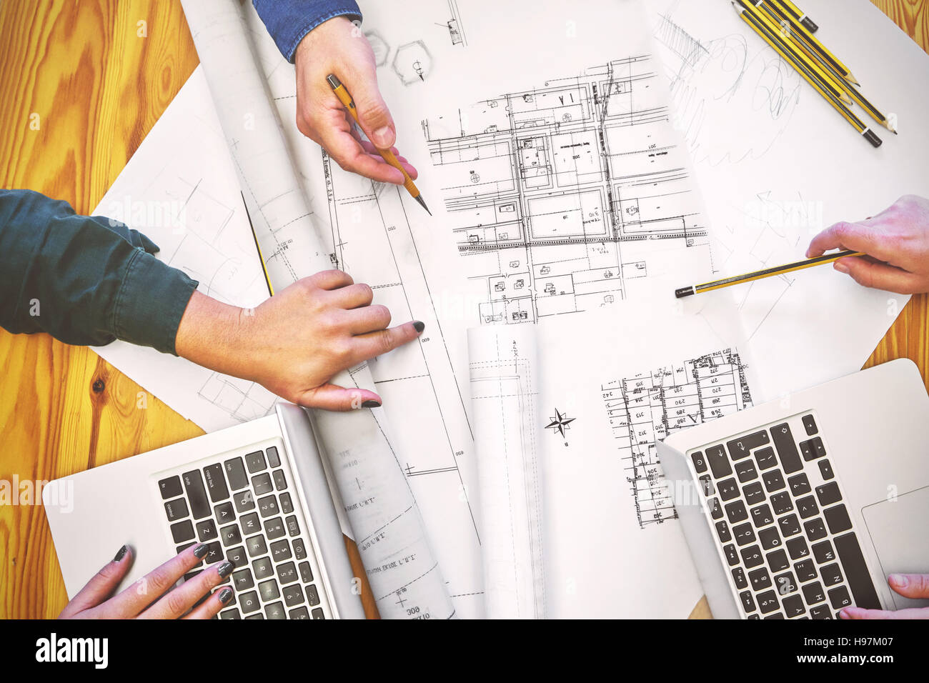 Design team planning for a new project Stock Photo - Alamy