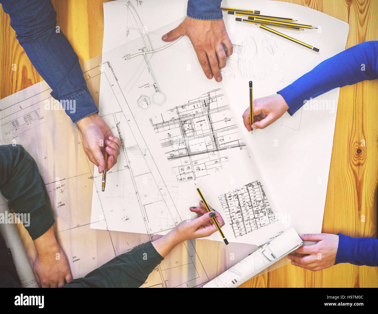 Design team planning for a new project Stock Photo - Alamy