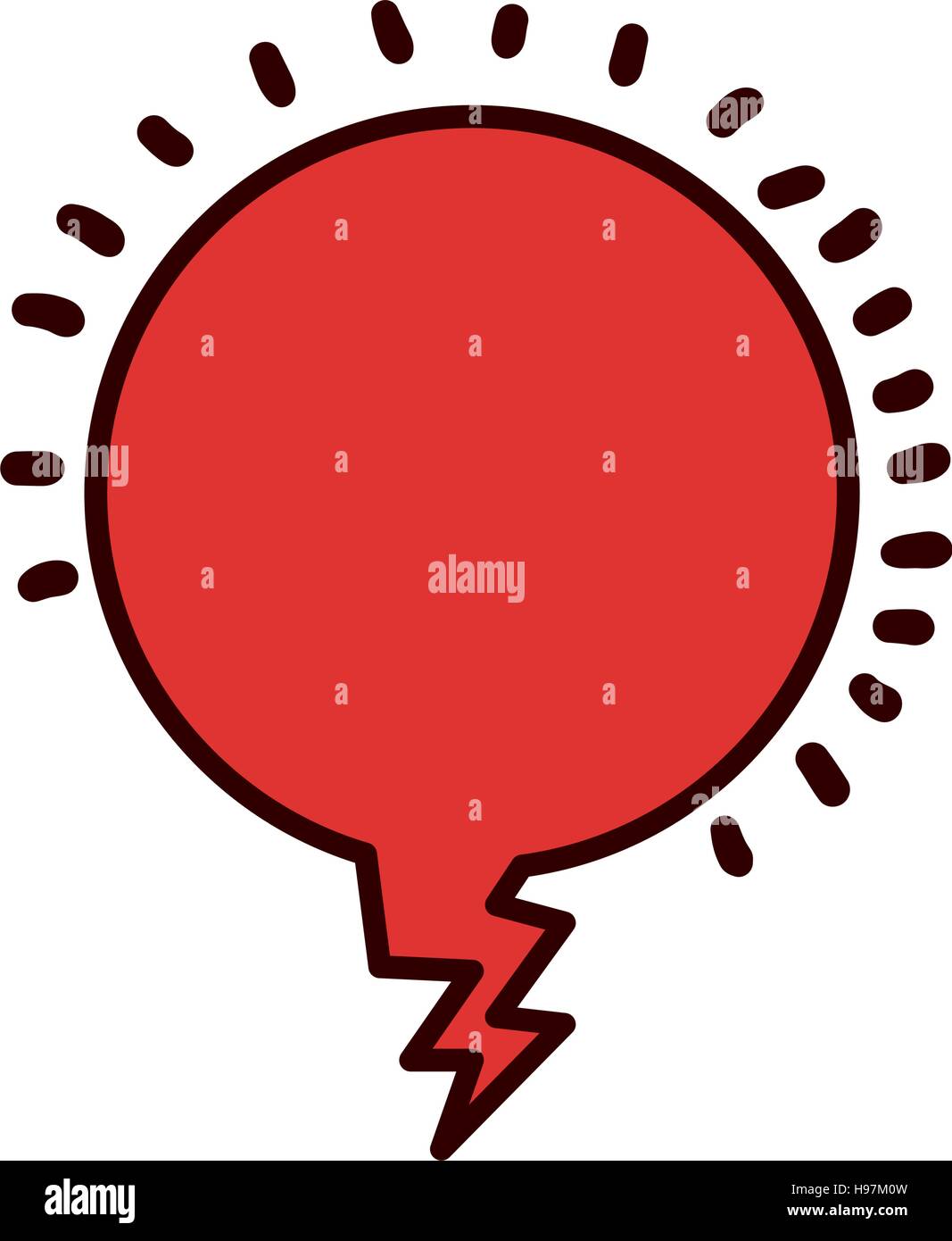 color silhouette oval callout for dialogue vector illustration Stock ...