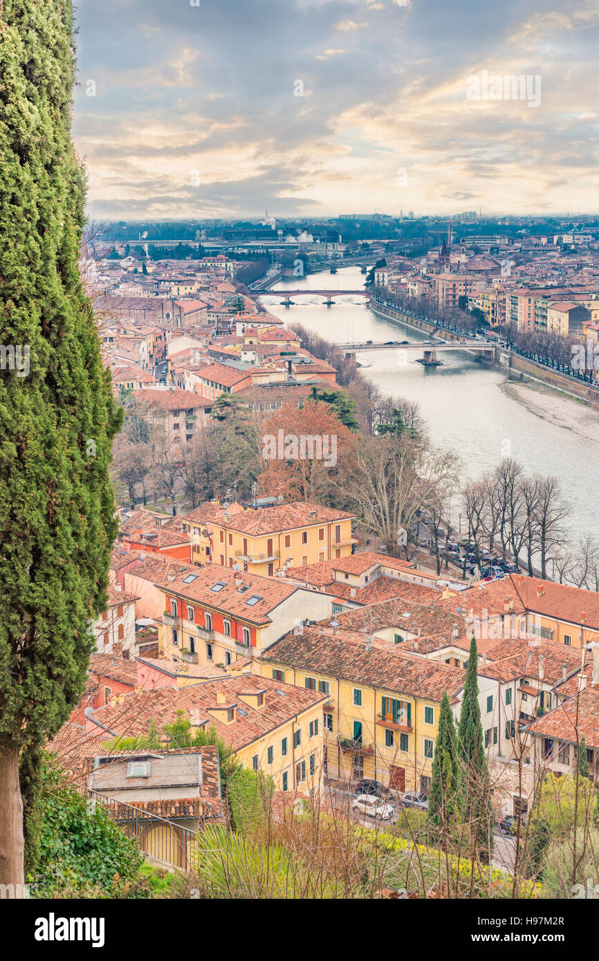 View of Verona in Italy Stock Photo - Alamy