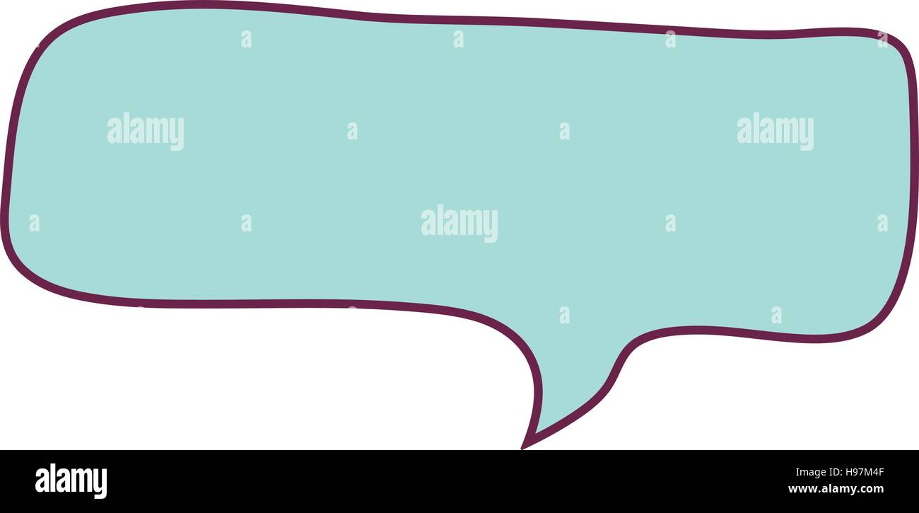 silhouette rounded rectangle callout background blue vector ...