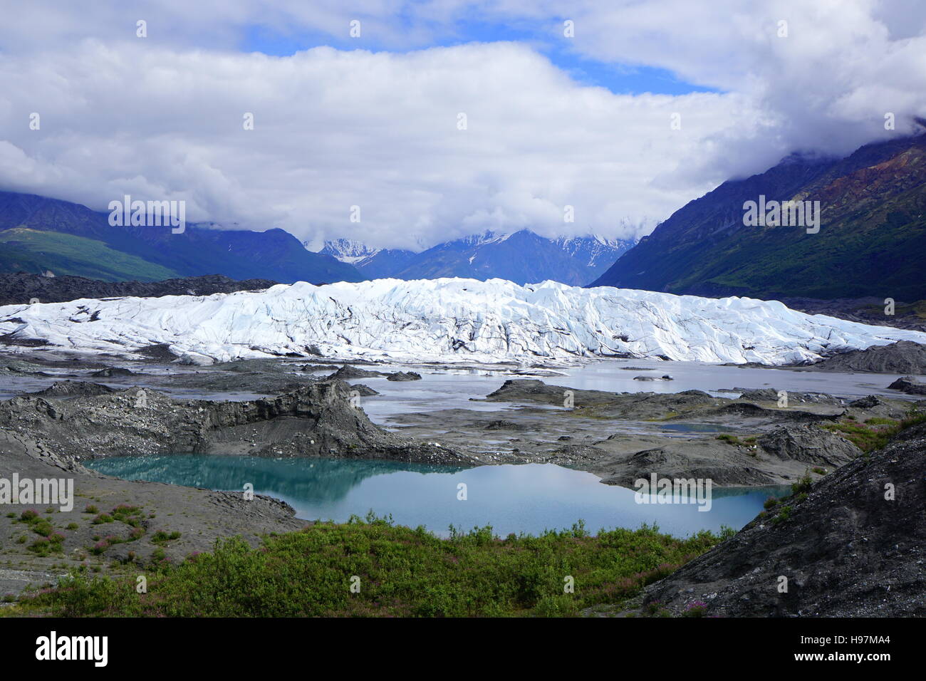 Glacier View in Matanuska-Susitna Borough (near Anchorage) Alaska, USA ...