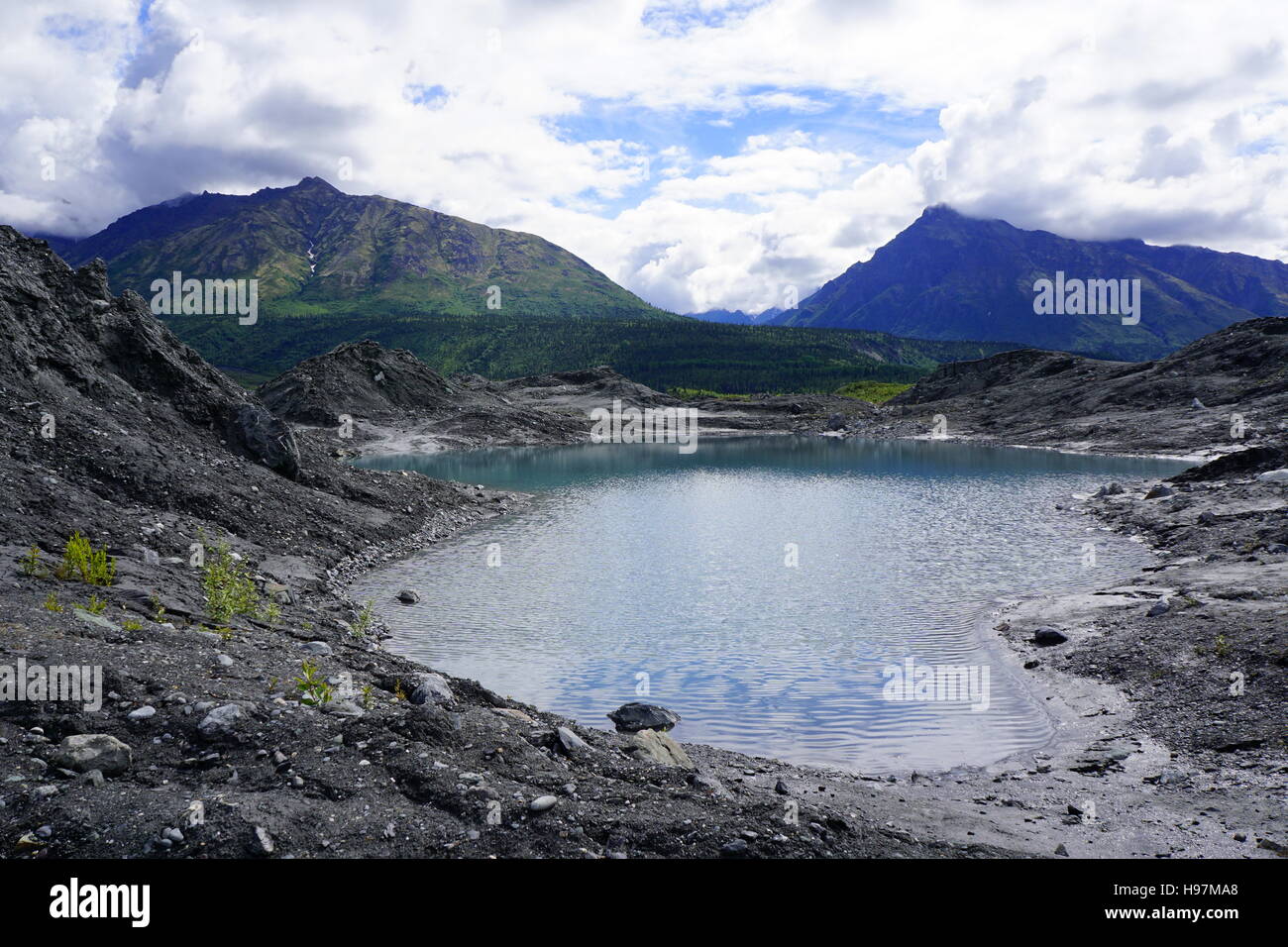 Glacier View in Matanuska-Susitna Borough (near Anchorage) Alaska, USA ...